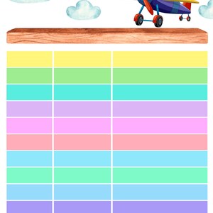 Schedule Daily Chart for Kids, Editable Printable | Daily + Weekly ...