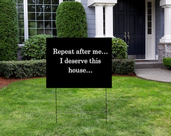 Funny Real Estate Signs SY - Etsy