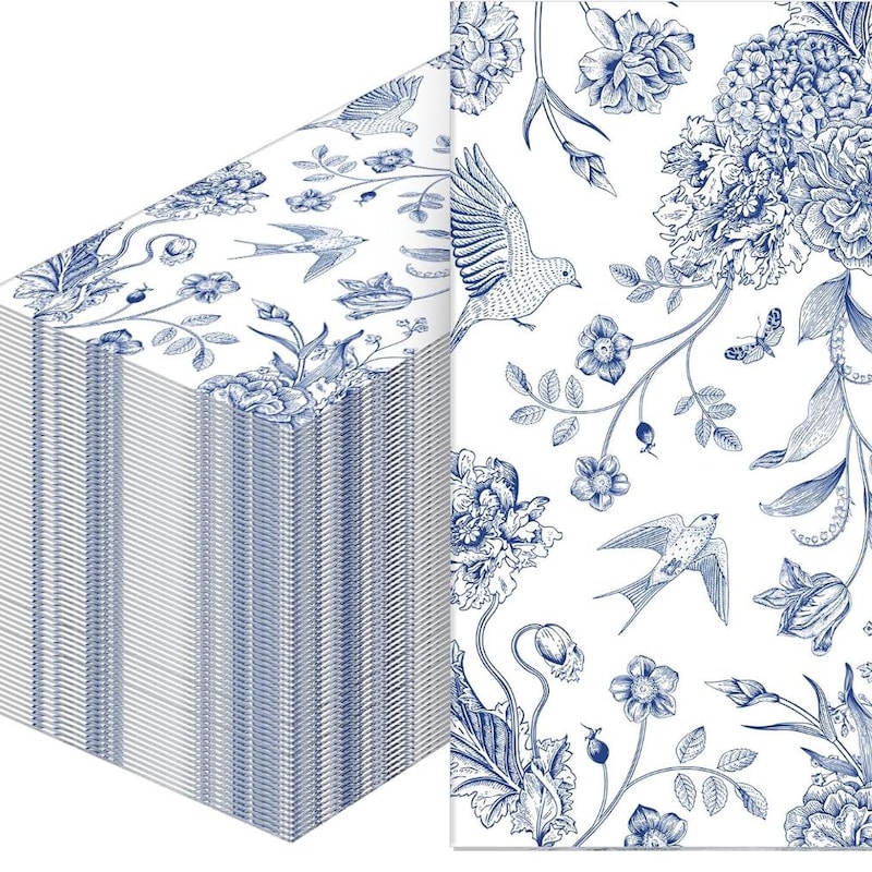 Pink Toile Bathroom Set - Etsy