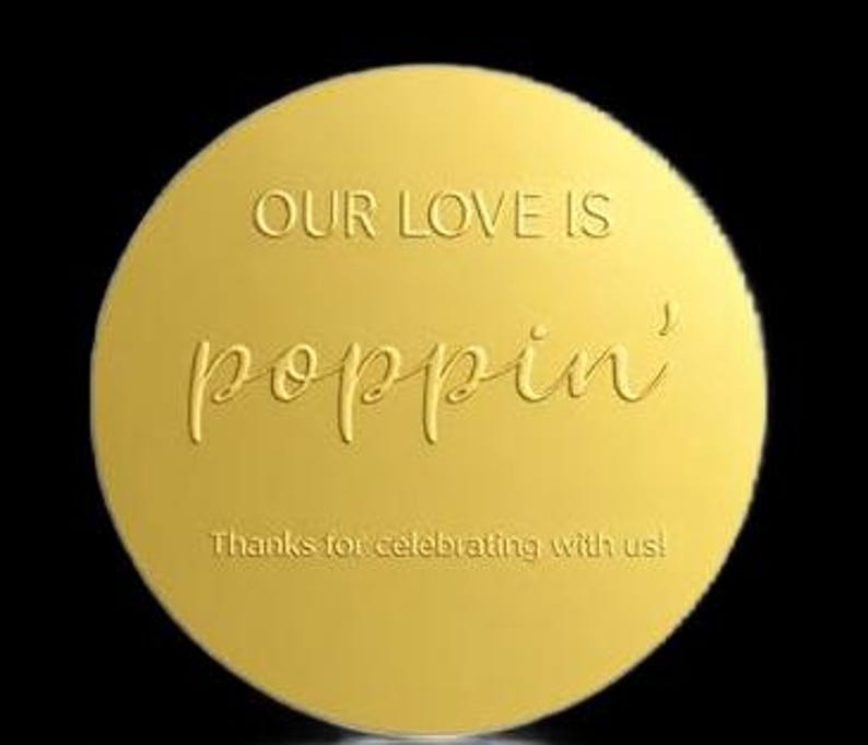 Blue Custom Popcorn Boxes- LOVE IS POPPIN Disposable Boxes, Snack Boxes ...