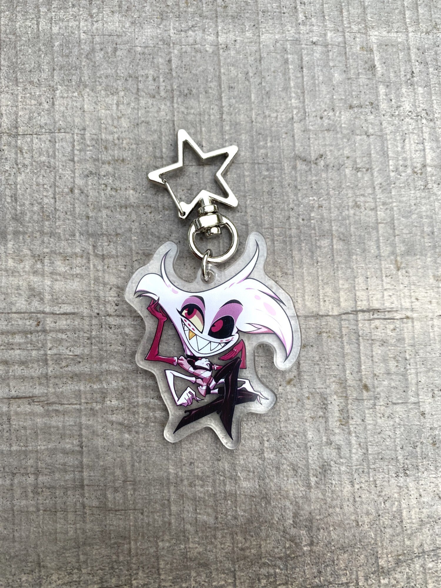 Hazbin Hotel Keychains Set Alastor Keychain Fizzarolli Keychain Angel ...