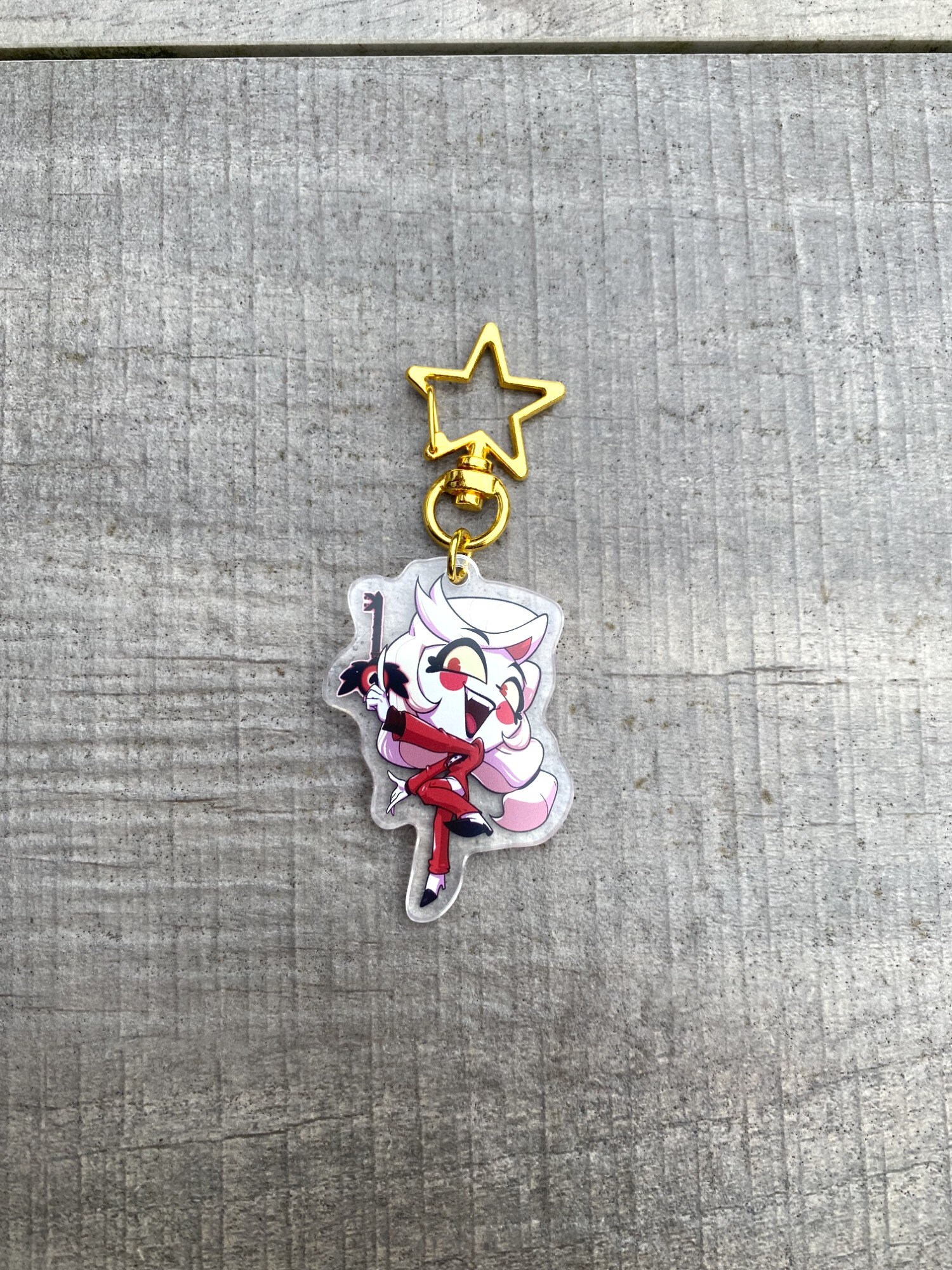 Hazbin Hotel Keychains Set Alastor Keychain Fizzarolli Keychain Angel ...