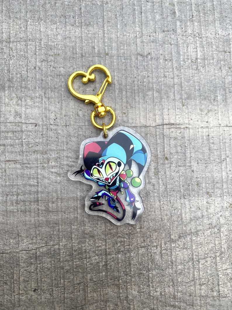 Hazbin Hotel Keychains Set Alastor Keychain Fizzarolli Keychain Angel ...