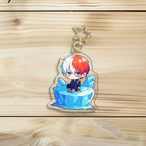 My Hero Academia Keychains My Hero Academia Shoto Todoroki Keychain ...