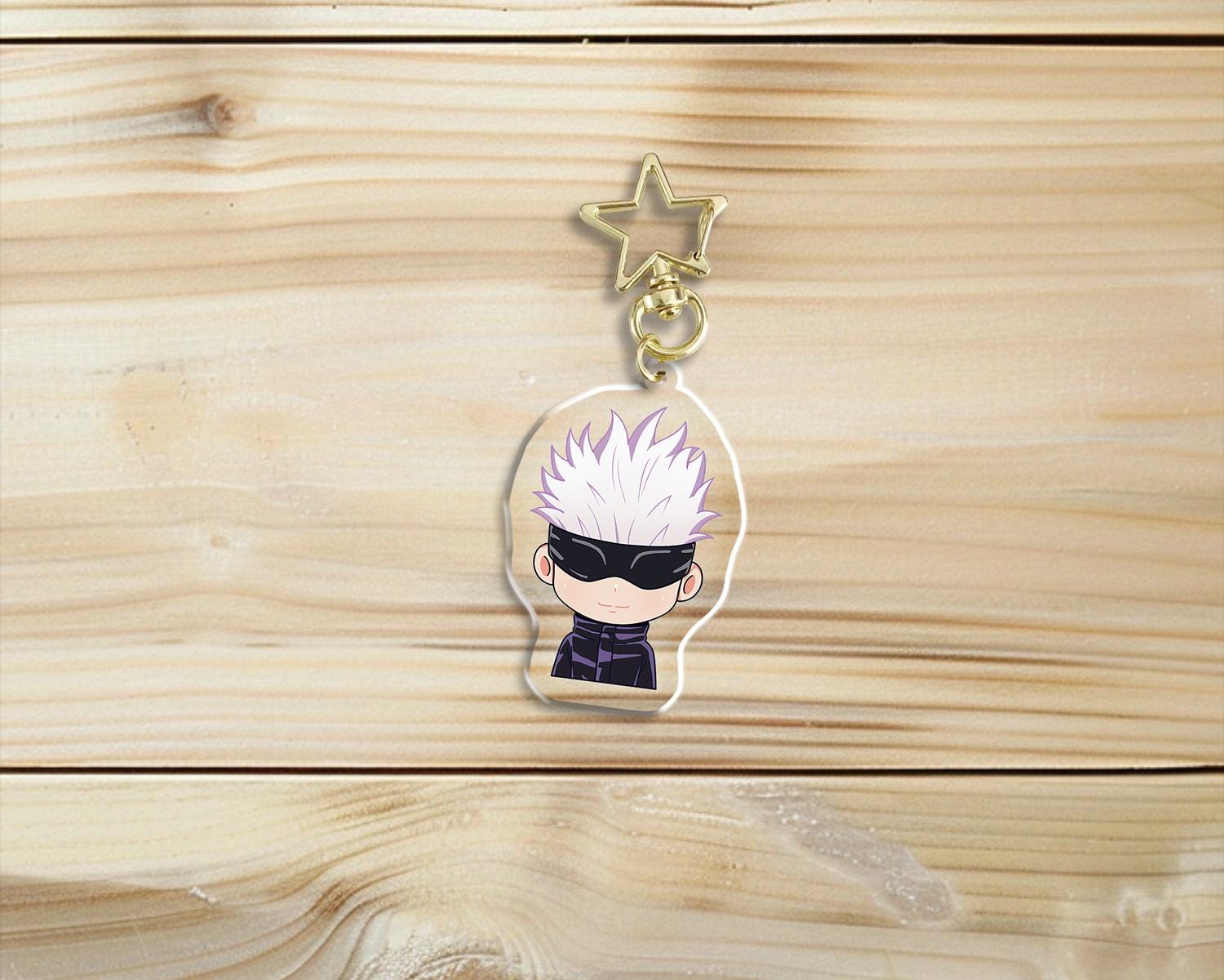 Chibi Jujutsu Kaisen Keychains Jujutsu Kaisen Gojo Keychain Cute Anime ...