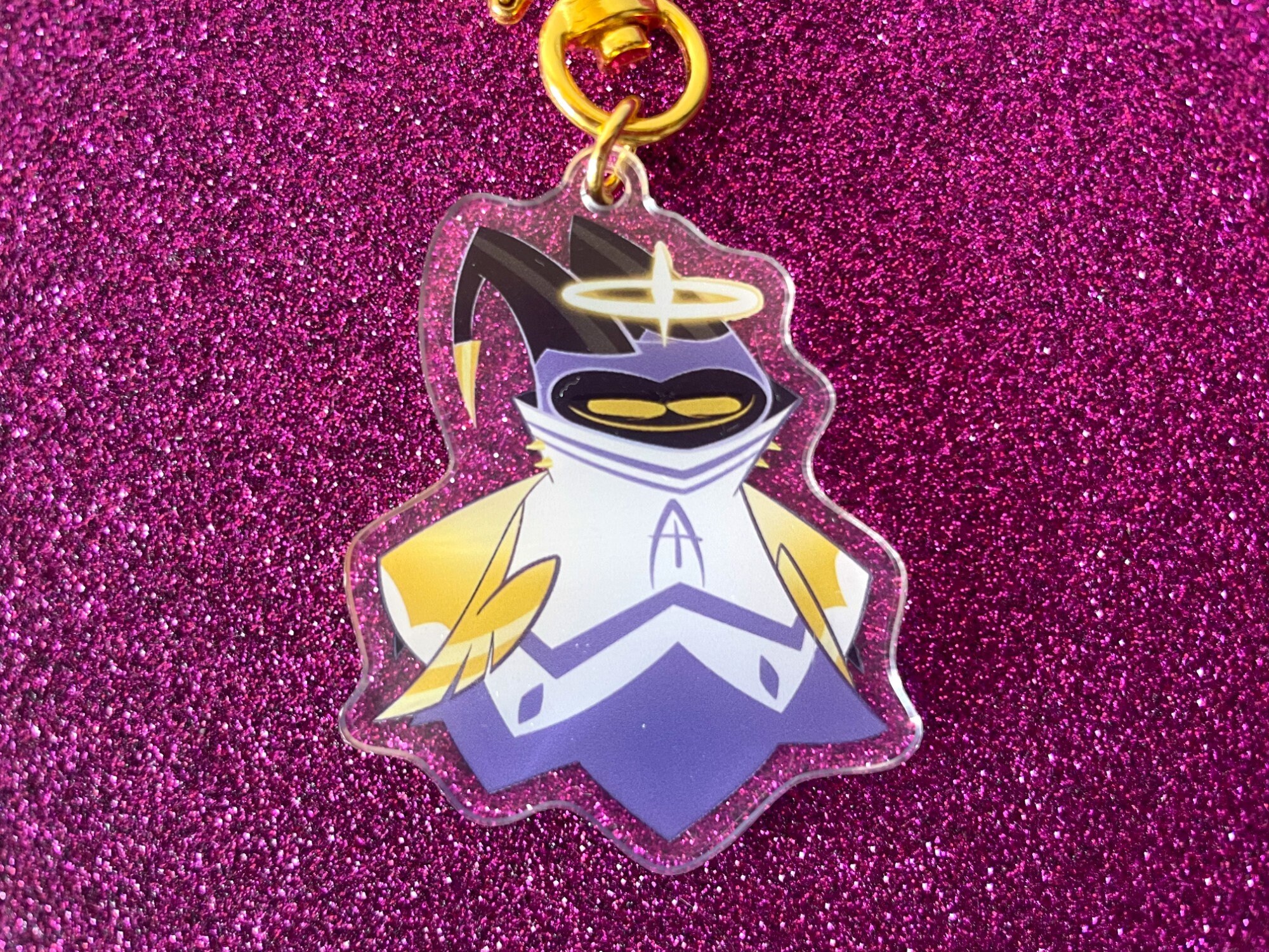 Squished Adam Keychain Adam Hazbin Hotel Adam Keychain Hazbin Hotel ...