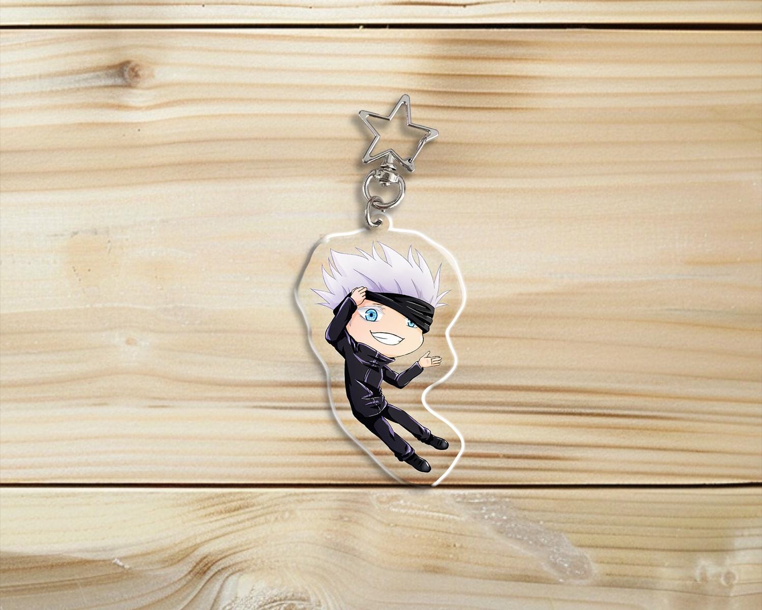 Chibi Jujutsu Kaisen Keychains Jujutsu Kaisen Gojo Keychain Cute Anime ...