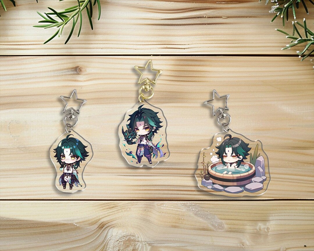 Genshin Impact Keychains Genshin Impact Xiao Keychain Cute Anime ...