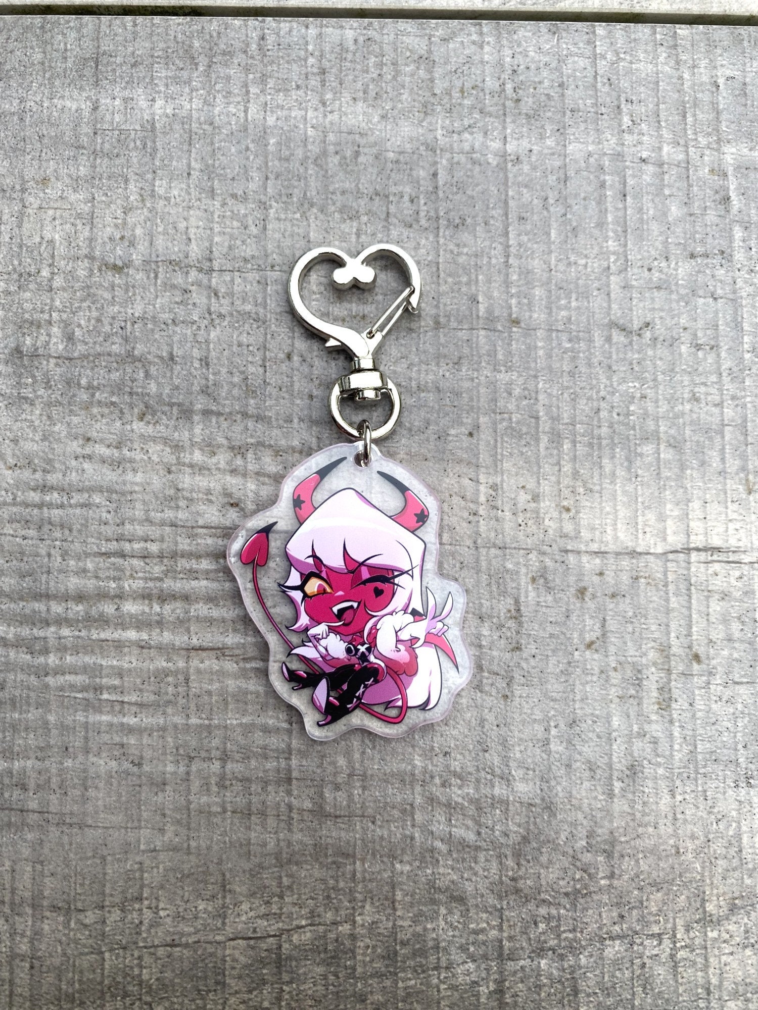 Hazbin Hotel Keychains Set Alastor Keychain Fizzarolli Keychain Angel ...