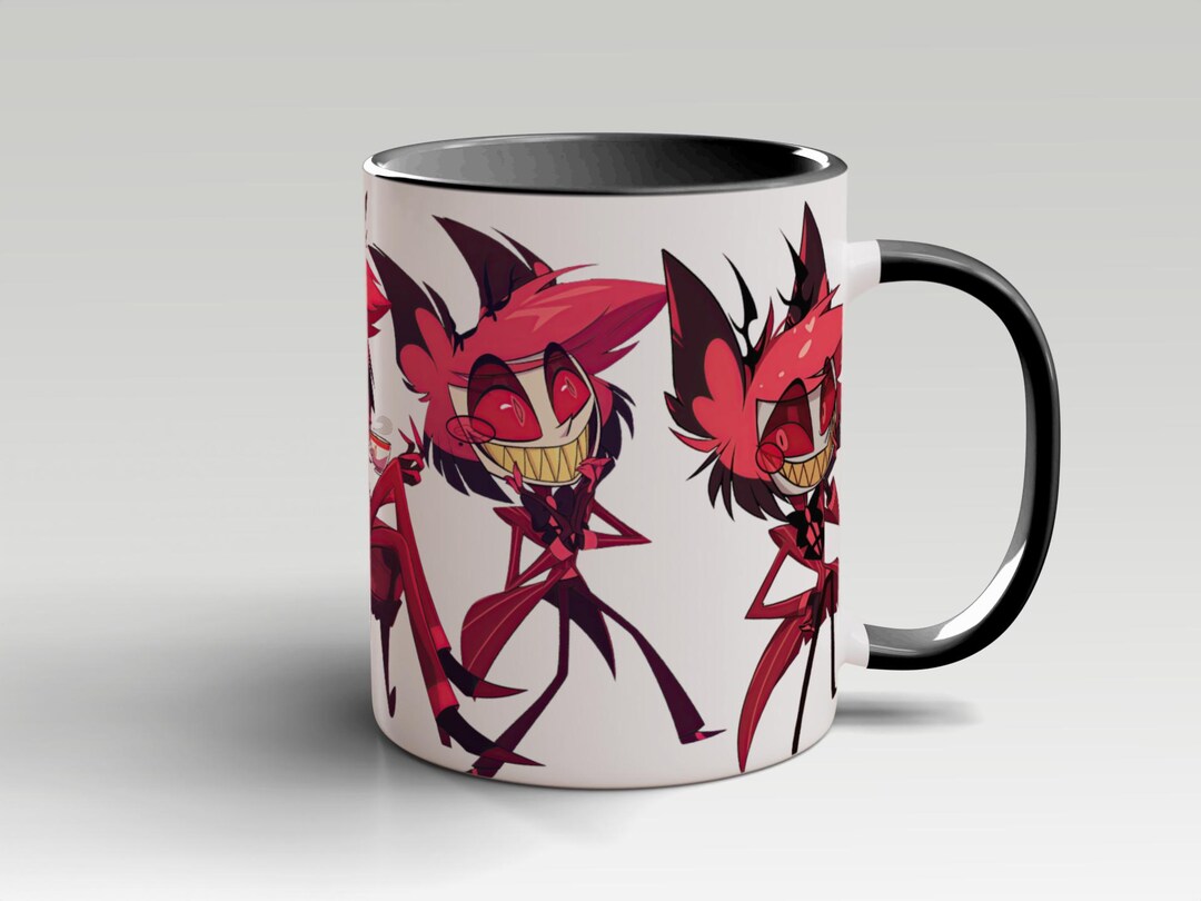 Anime Mug Hazbin Hotel Alastor Japanese Animation Tea Cup Kawaii Cup ...