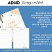 ADHD Worksheets, Executive Function Planner, ADHD Therapy Workbook ...