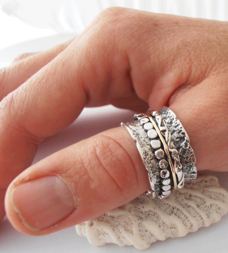 Spinning Ring.thumb Spinner Ring Meditation Ring Worry Ring - Etsy