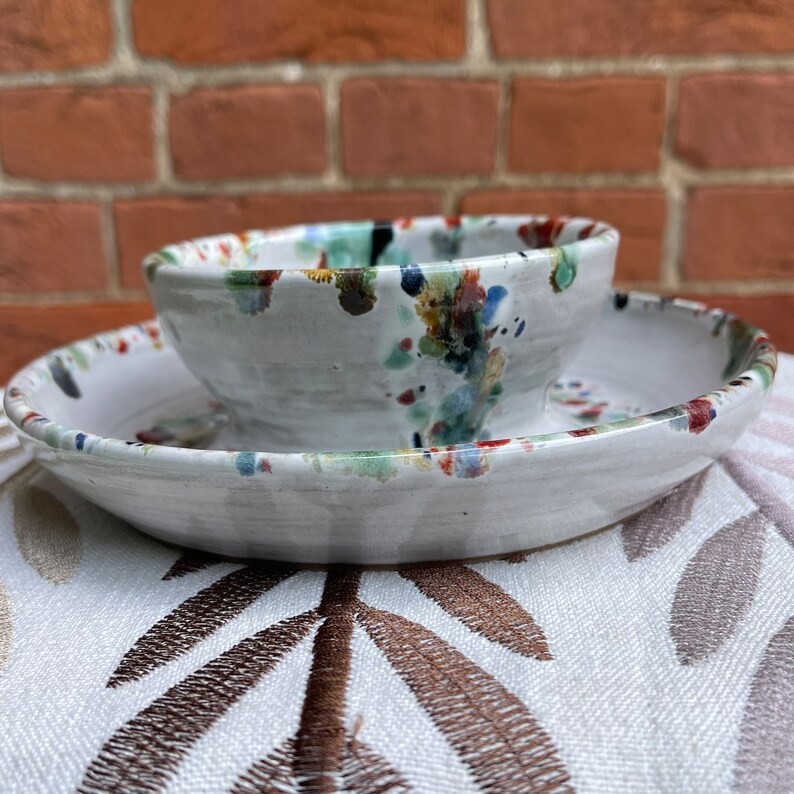 Pinguicula butterwort Planter Ping Pot Handmade Pottery Paint Splatter ...