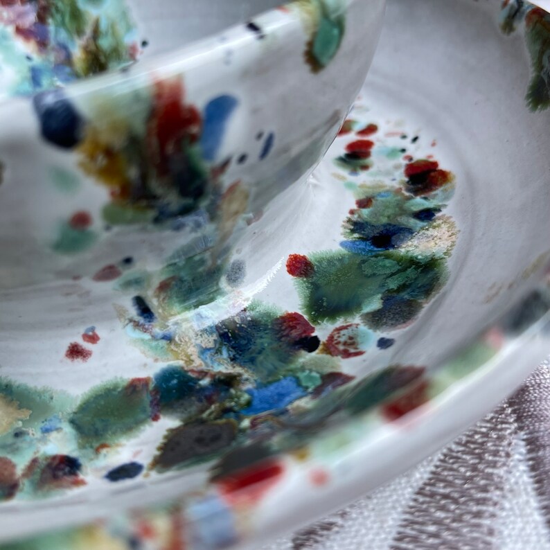 Pinguicula butterwort Planter Ping Pot Handmade Pottery Paint Splatter ...