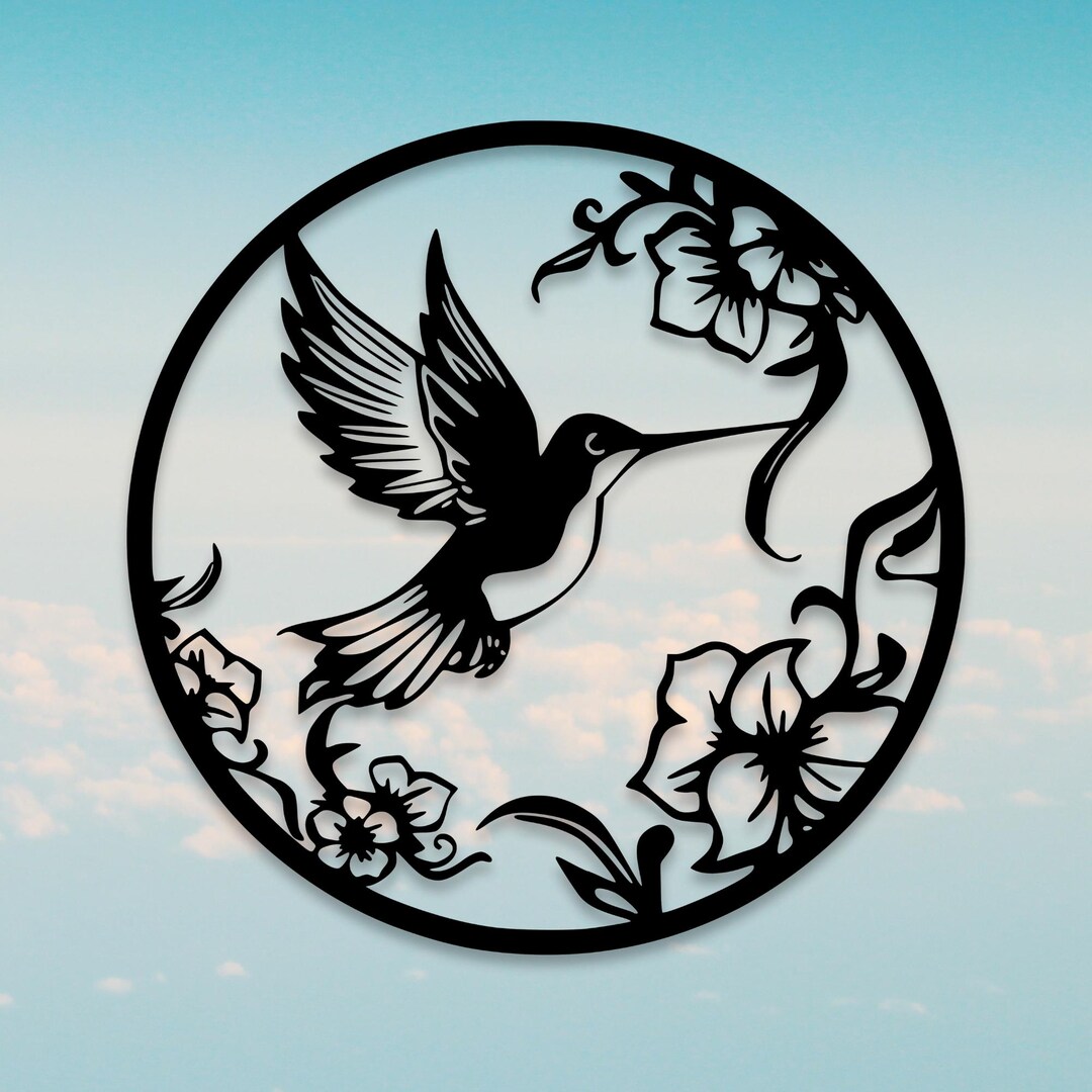 Hummingbird Laser Cut Dxf Svg Dwg Ai Jpg Files | Bird Cnc Laser Cut ...