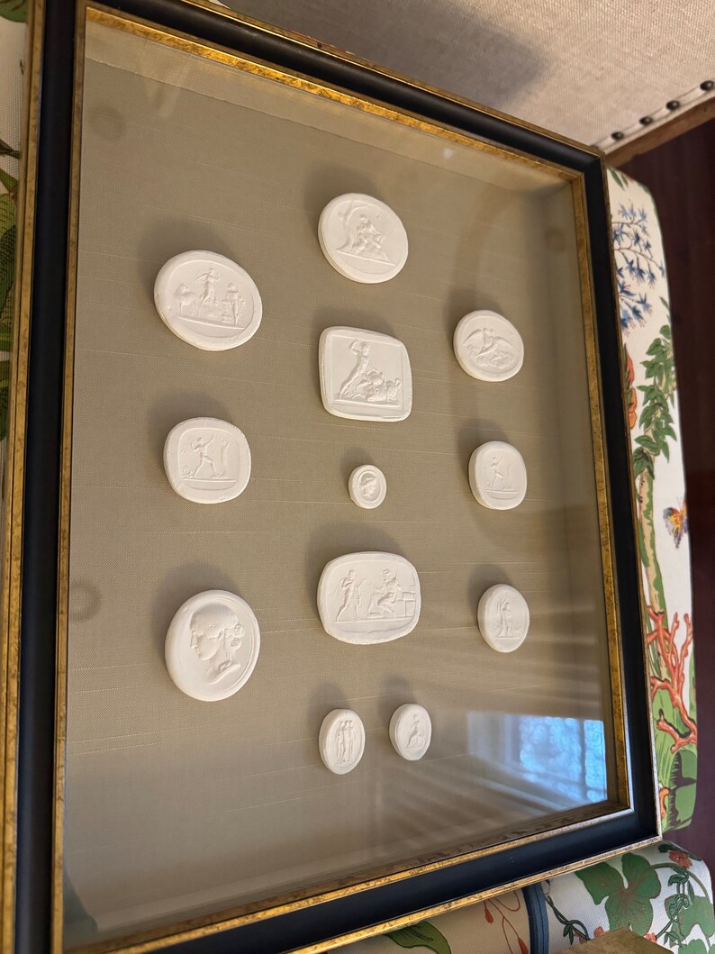 Intaglio, Shadow Frame, Antique, Matte, Taglio - Etsy