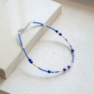 Blue Summer Sea Bead Anklet Summer Anklet Ankle Bracelet Beach Anklet ...
