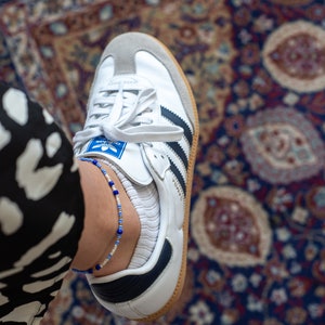 Blue Summer Sea Bead Anklet Summer Anklet Ankle Bracelet Beach Anklet ...