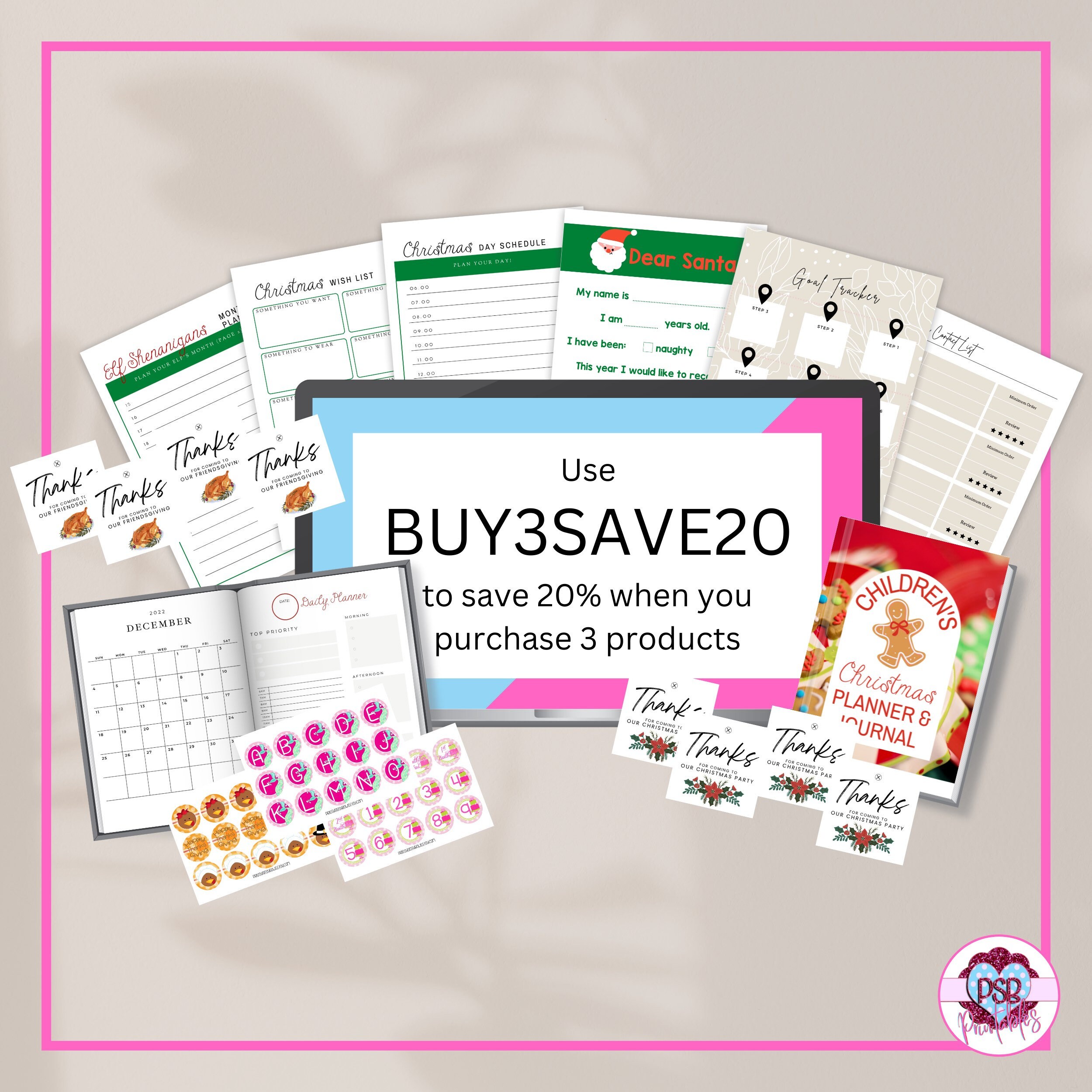 Electronic Thank You Cards With Customizable Text and Coupon - Etsy