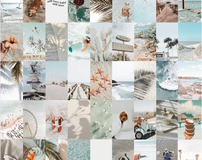 Beachy Boho Wall Collage - Etsy