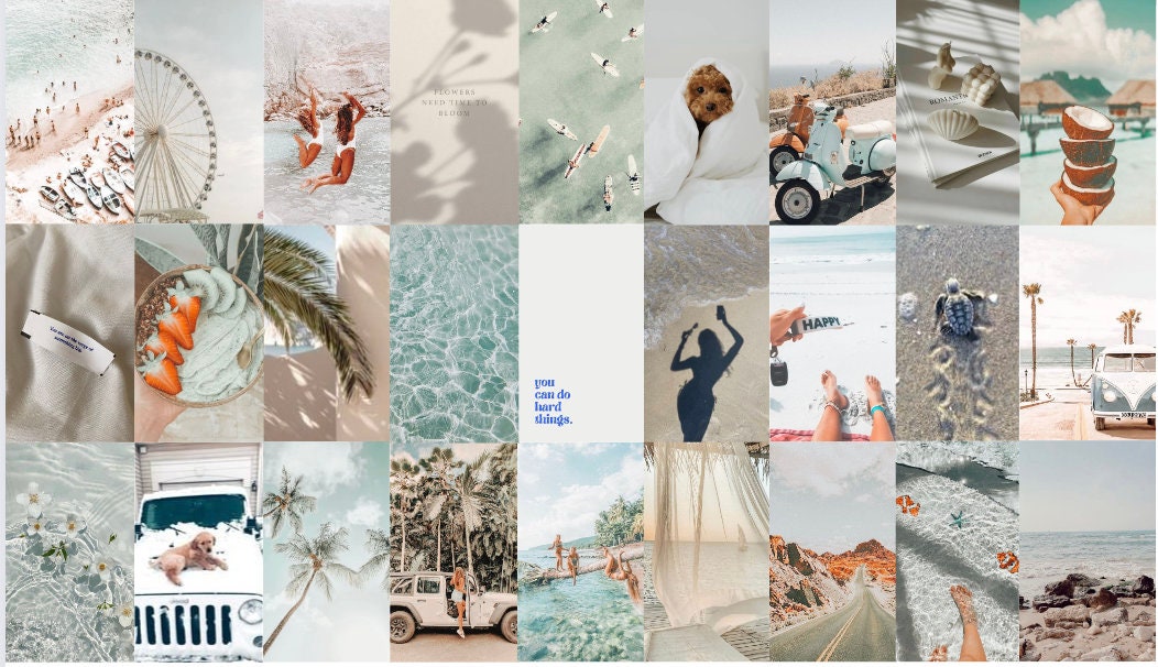Beachy Boho Wall Collage - Etsy