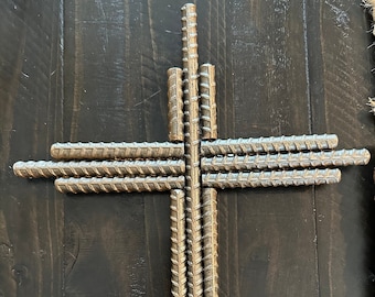 Rebar Metal Cross - Etsy