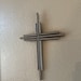 Polished Metal Cross Made From Rebar for Wall Decor - Etsy