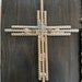 Polished Metal Cross Made From Rebar for Wall Decor - Etsy