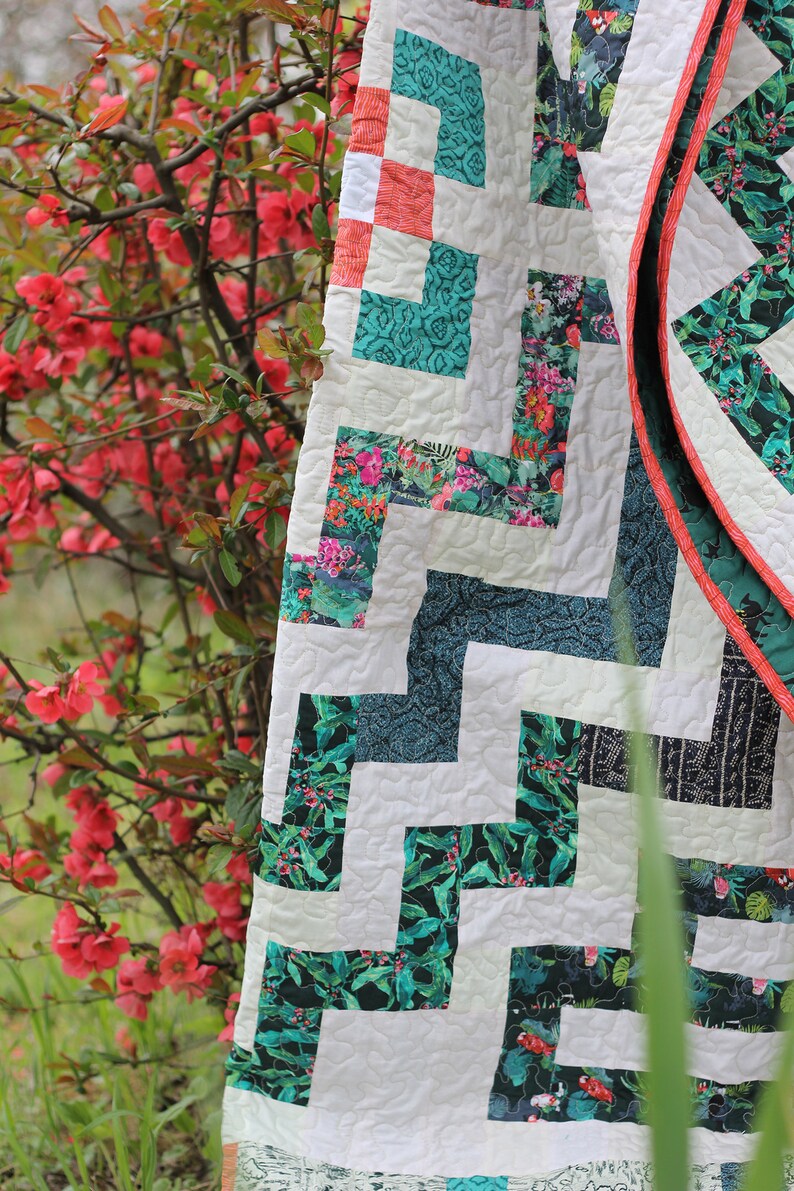 PDF Pattern Instant Download Boscage TRAVAYA Modern QUILT by Katarina ...
