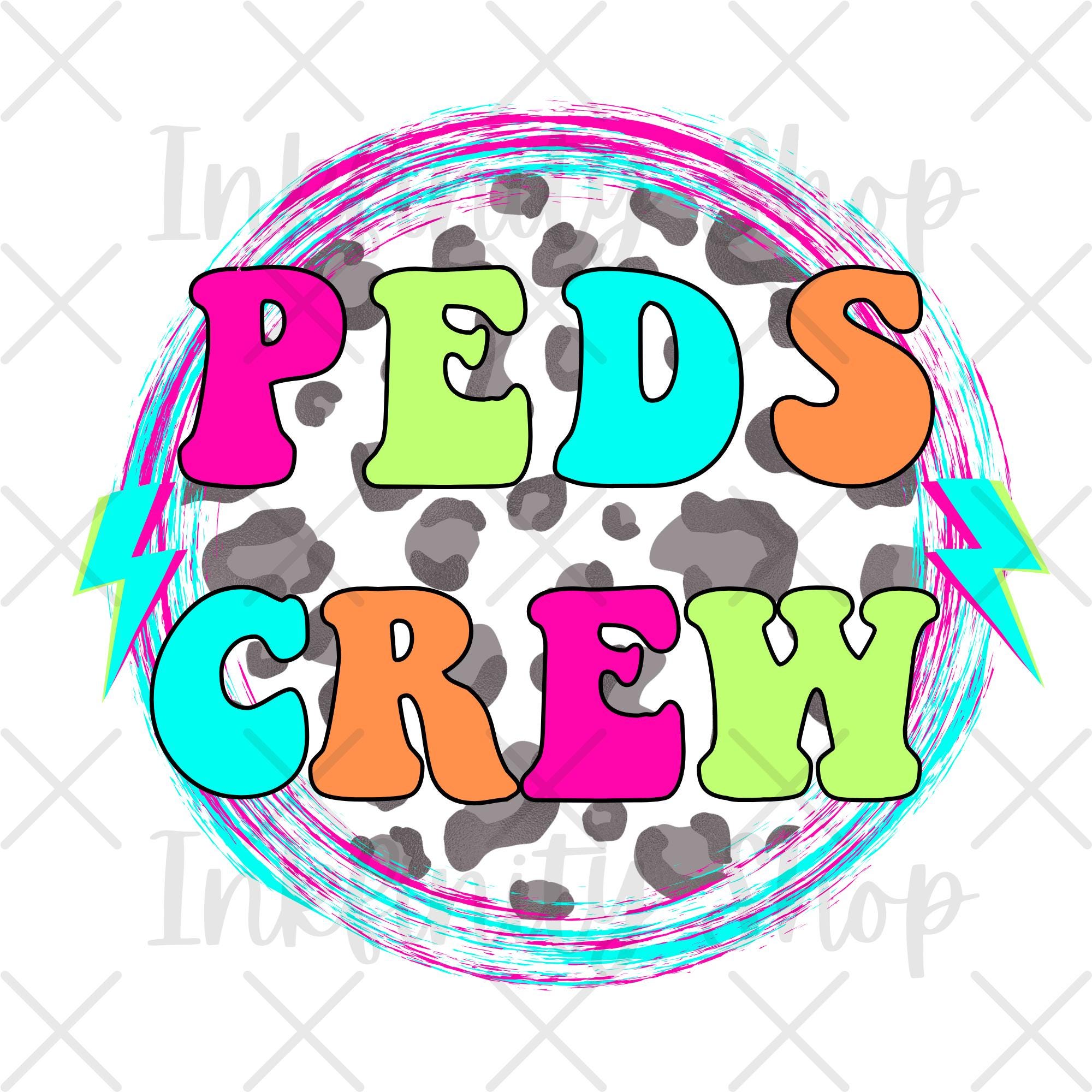 PEDS Crew SVG, Pediatrics SVG, Retro Nurse Svg, Nurse Png, Neon, Nurse ...