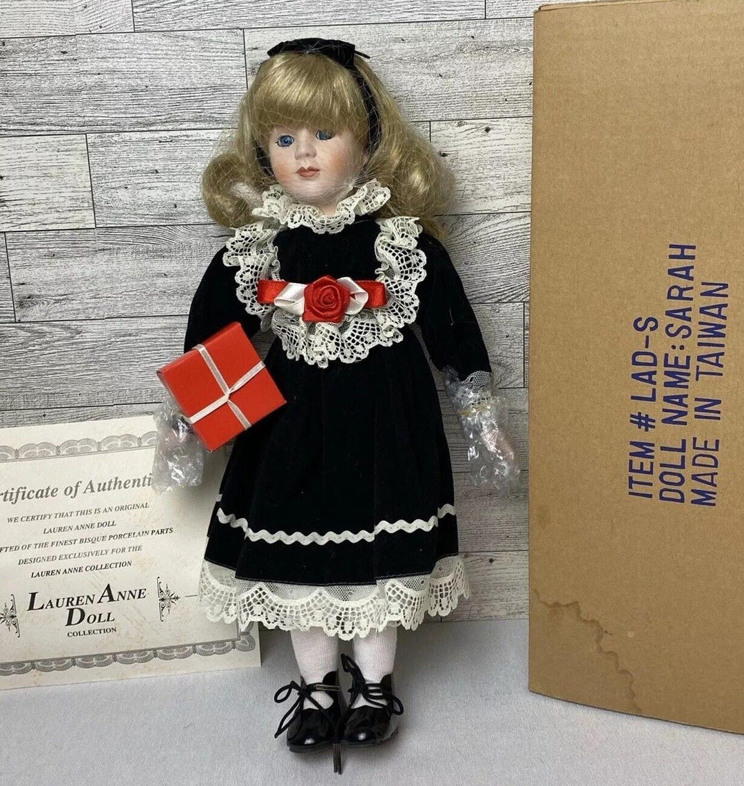 Vintage Lauren Anne Doll Collection Sarah NIB Bisque Porcelain 15” - Etsy