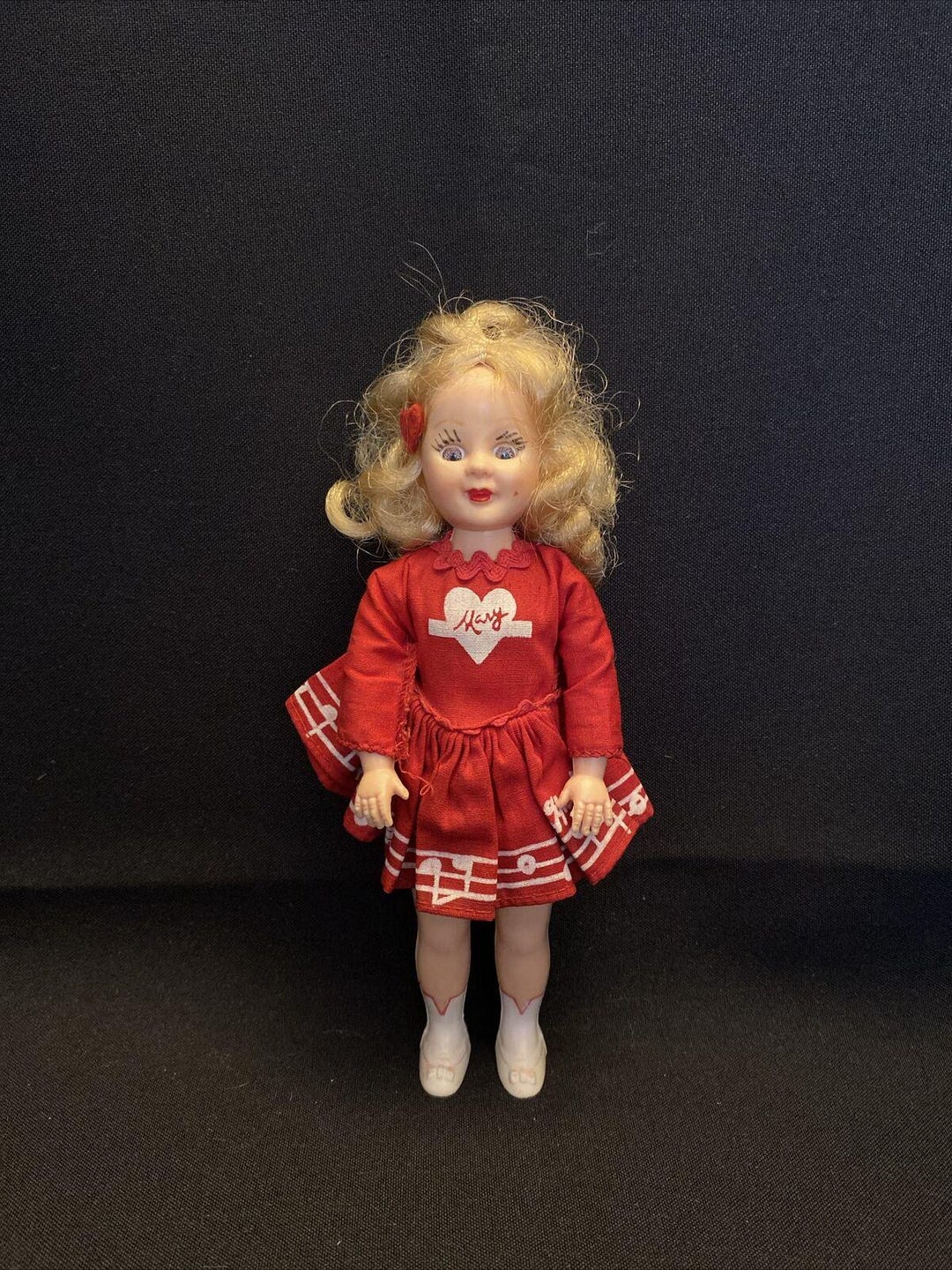 Ideal Company Super Circus Mary Hartline Blonde Doll Red Dress Plastic ...
