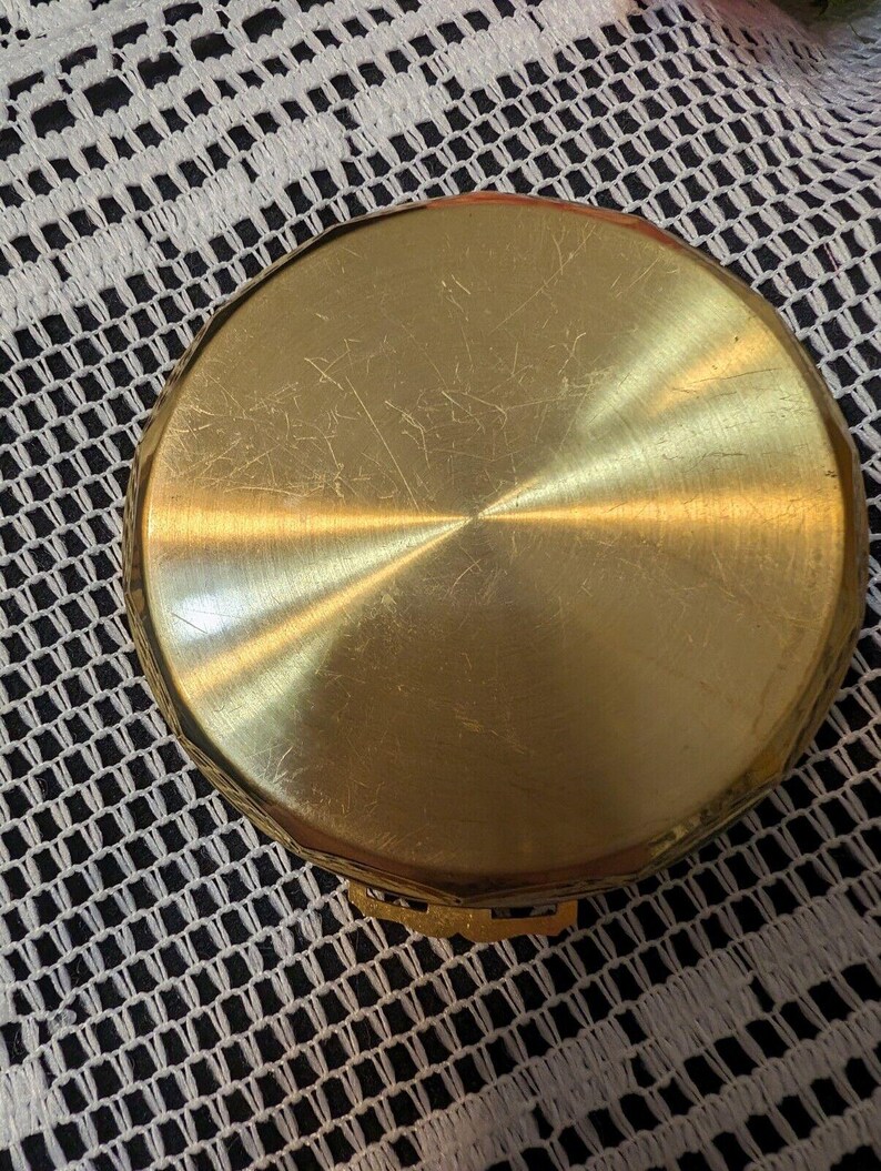 Vintage Pink Lady Powder Compact Mirror and Powder Puff - Etsy