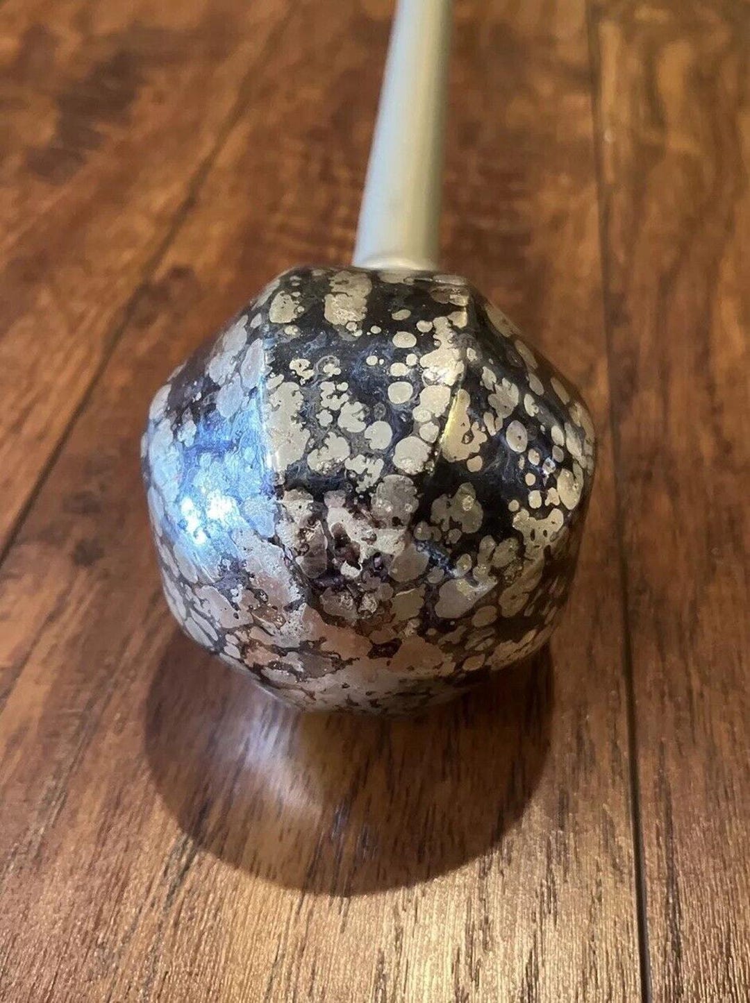 Pewter Curtain Rod W/ Decorative Round Rustic Metal Rod Ends 51-92 - Etsy