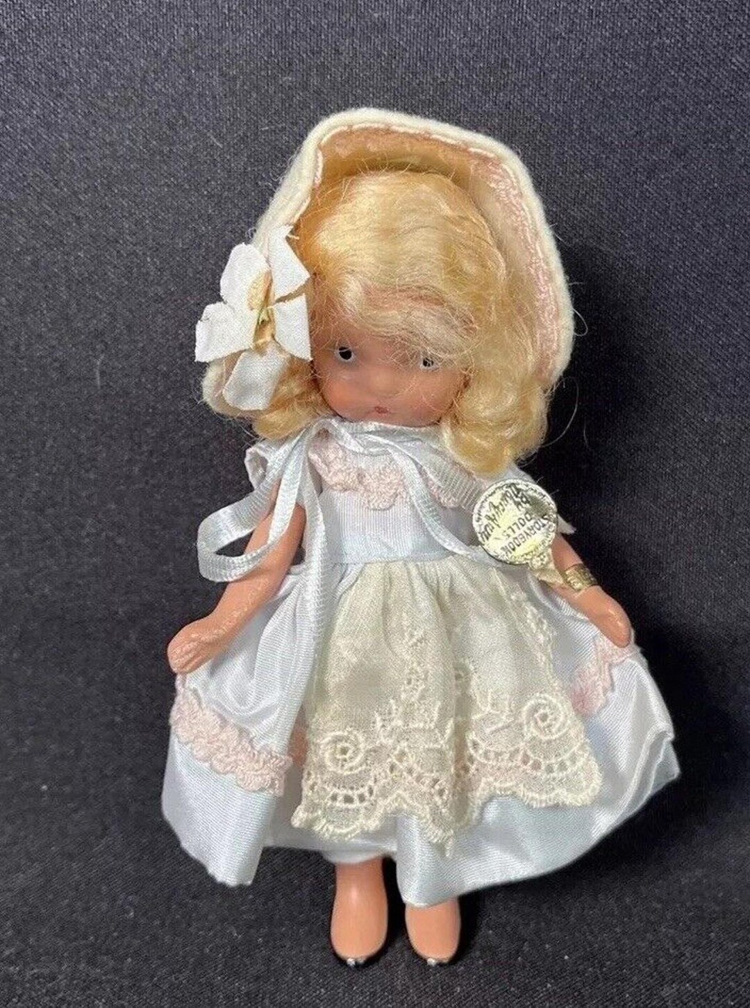 Nancy Ann dainty Dolly Pink and Blue No Knife Can Cut Our Love in Two ...