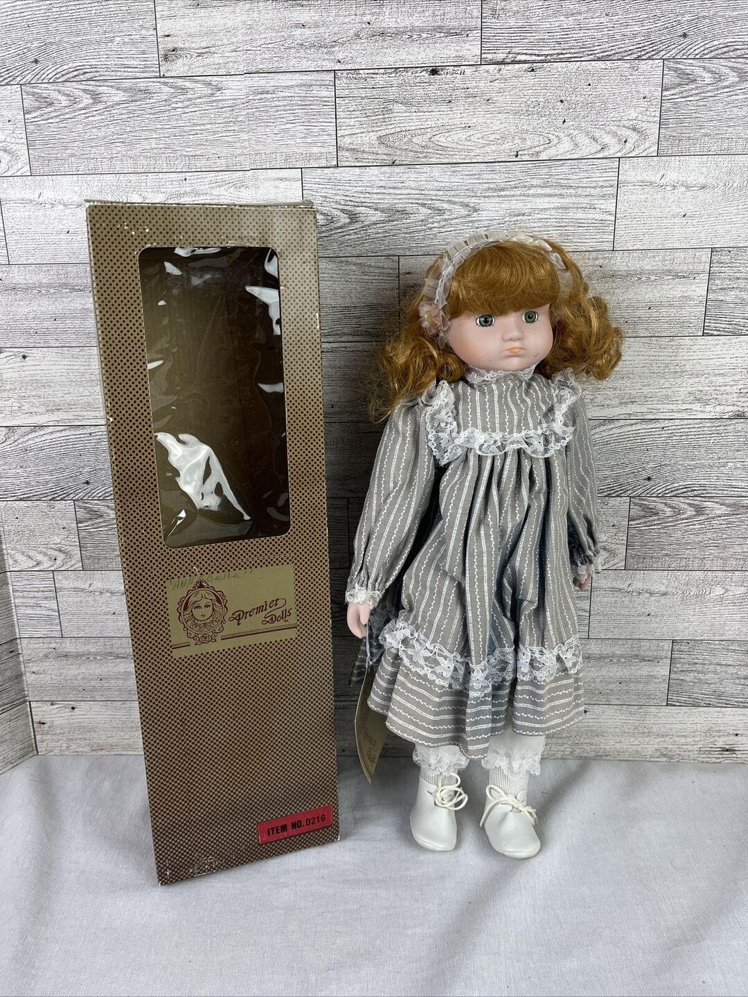 Premier Dolls- Annabelle 15” Doll With Tags No. D216 Red Hair Pouty ...