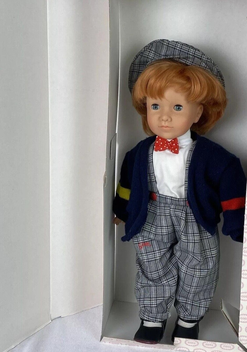 1991 Gotz Doll BRIAN by Christine Lepper-heger Red Hair Blue Eyes Soft ...