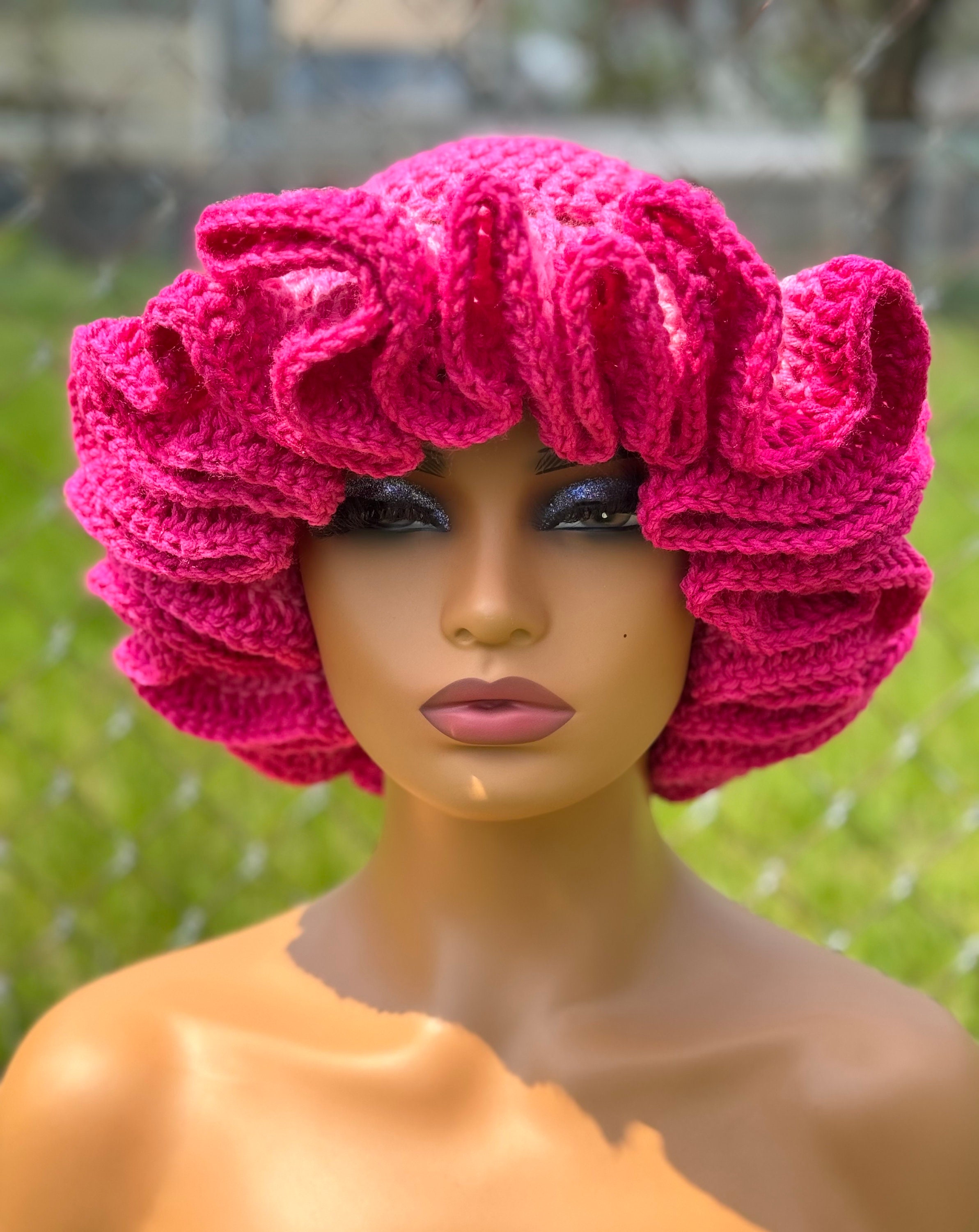 Crochet Ruffle Hat - Etsy