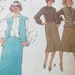 Misses Vest and Mini Skirt Sewing Pattern Simplicity 8917 Size 14 Bust ...