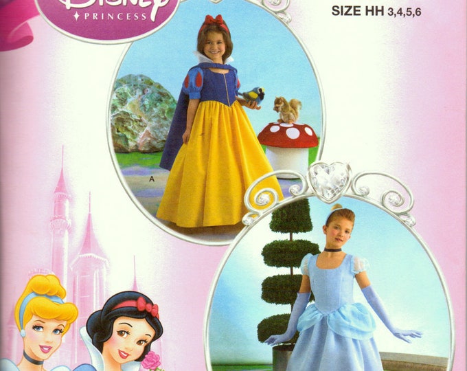 Girls' Disney Princess Costume Sewing Pattern Simplicity 2817 Costume ...