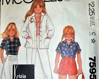 Simplicity 7956 Boys' Pants or Shorts and Shirt Sewing Pattern Size 7 ...