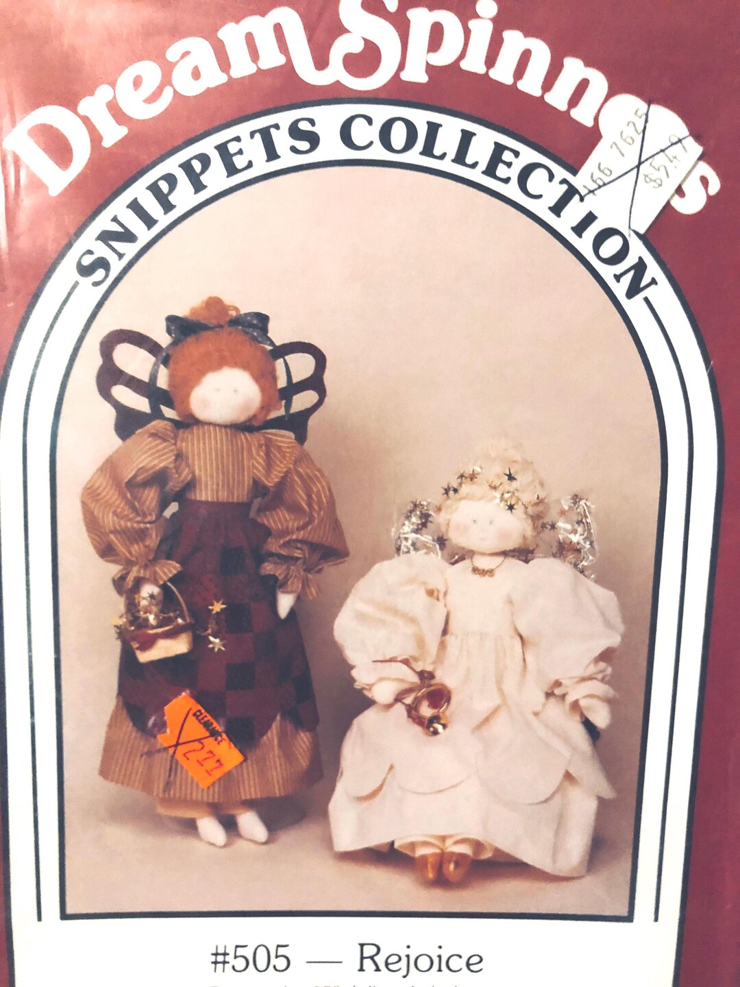 Angels Sewing Pattern Dream Spinners 505...27" Angel Doll.....uncut ...