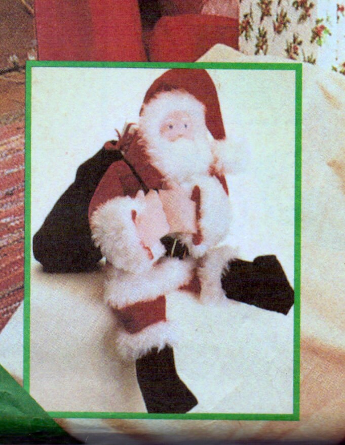 Santa Claus Costume Sewing Pattern Mccall's 8992 Doll Bag | Etsy
