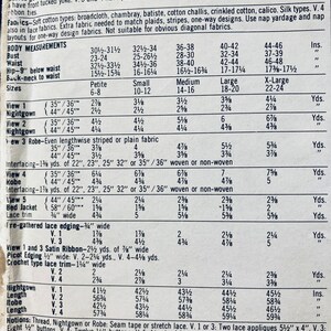 Misses' Nightgown, Robe, and Bed Jacket Sewing Pattern Simplicity 5330 ...