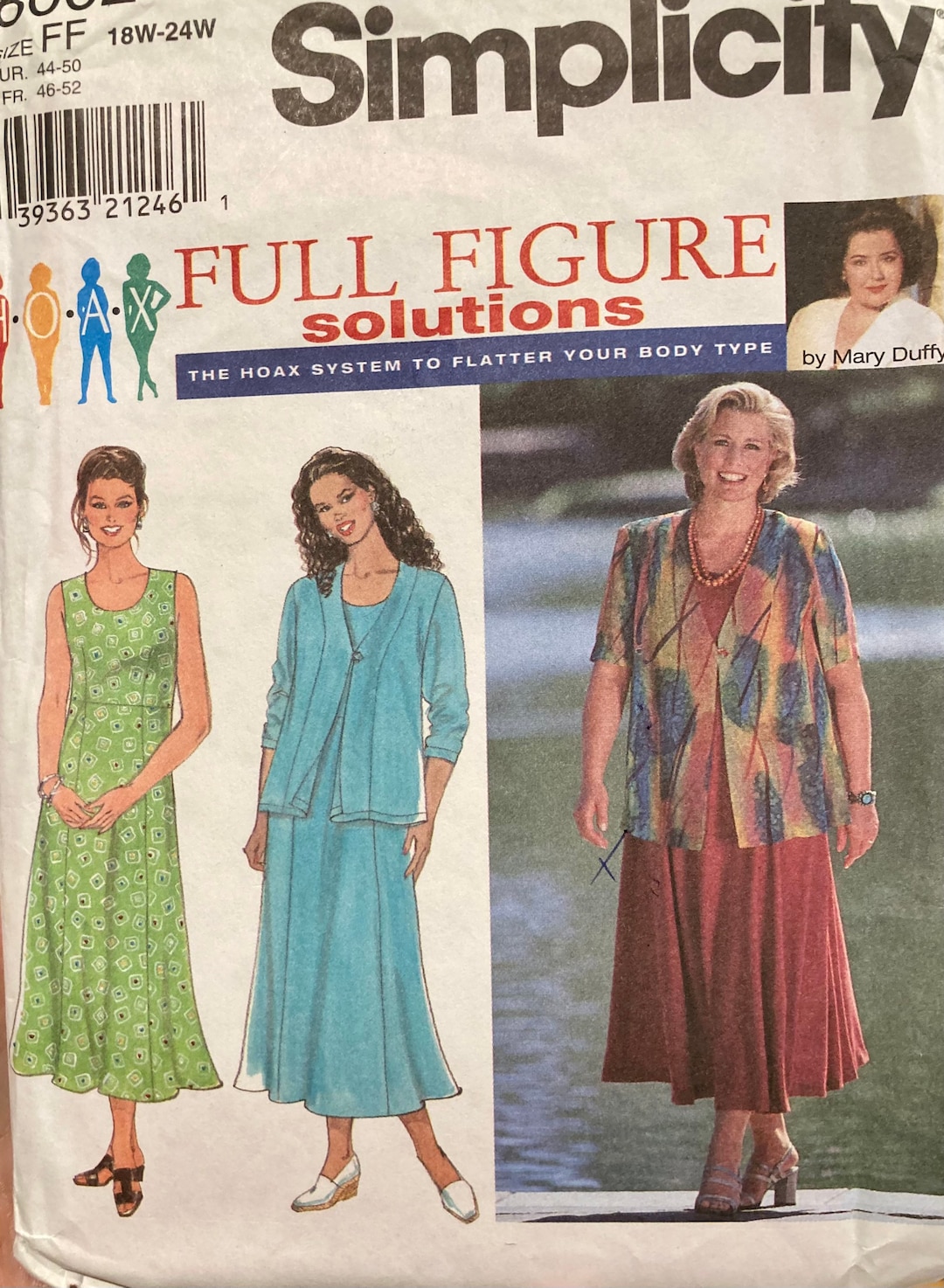 Women's Dress and Jacket Sewing Pattern Simplicity 8002 Women's Size ...