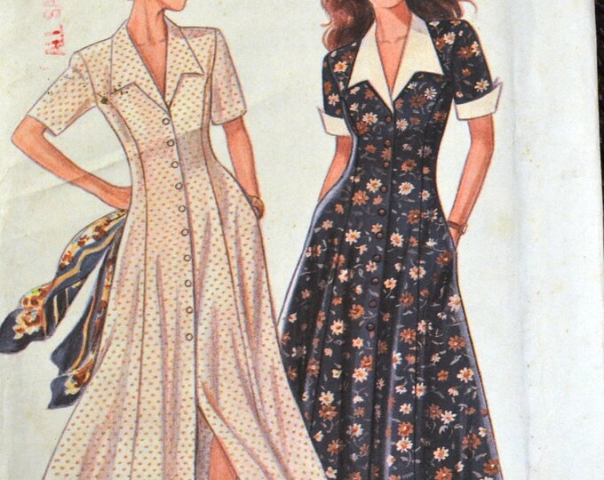 Vintage Sewing Pattern New Look 6061 Misses' Princess Button Down Dress ...