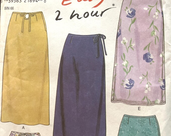 Misses' Skirt Sewing Pattern New Look 6762 Easy 2 Hour Size 8-18 ...