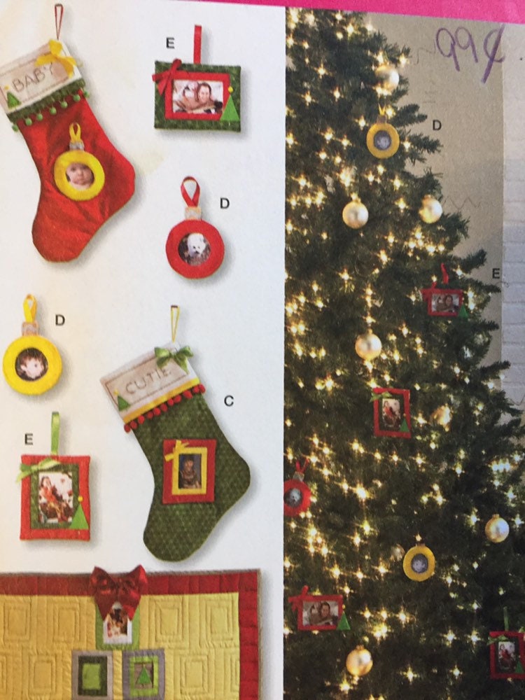 Christmas Decorations Sewing Pattern Simplicity 2488 Uncut Complete ...