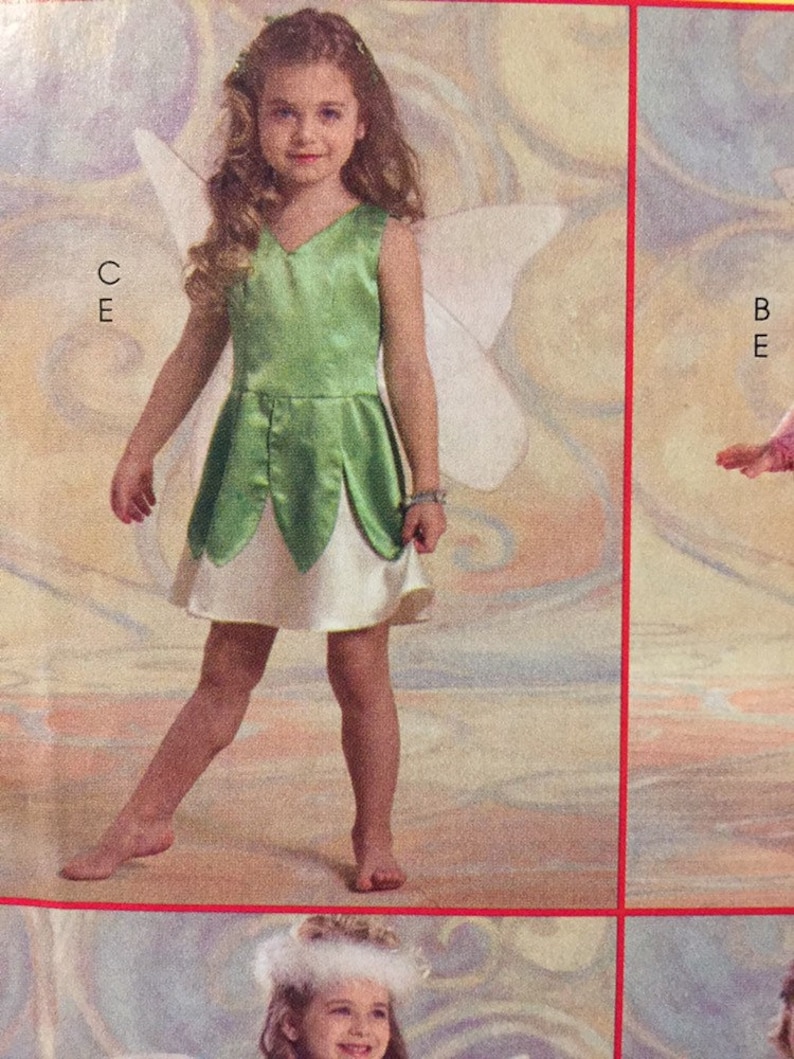 Girls' Fairy Costume Sewing Pattern Mccall's 230 Girls' Sizes 2-5 Fairy ...