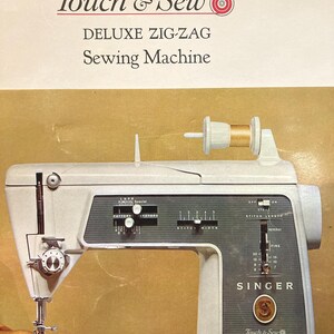 Touch & Sew Sewing Machine Booksinstructions for Using Touch and Sew ...